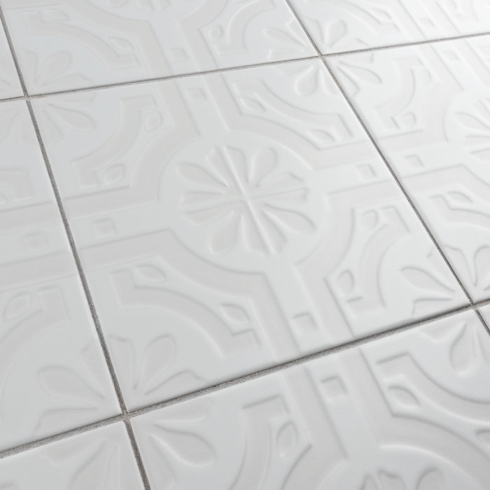 Merola Tile Triplex 7.75" x 7.75" Ceramic Patterned Wall Tile & Reviews ...