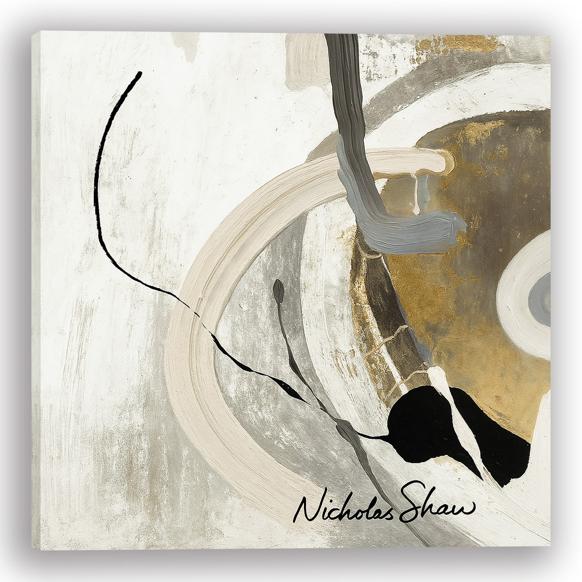 Ivy Bronx “Elemental Flow” by Nicholas Shaw – Wrapped Canvas Wall Art ...