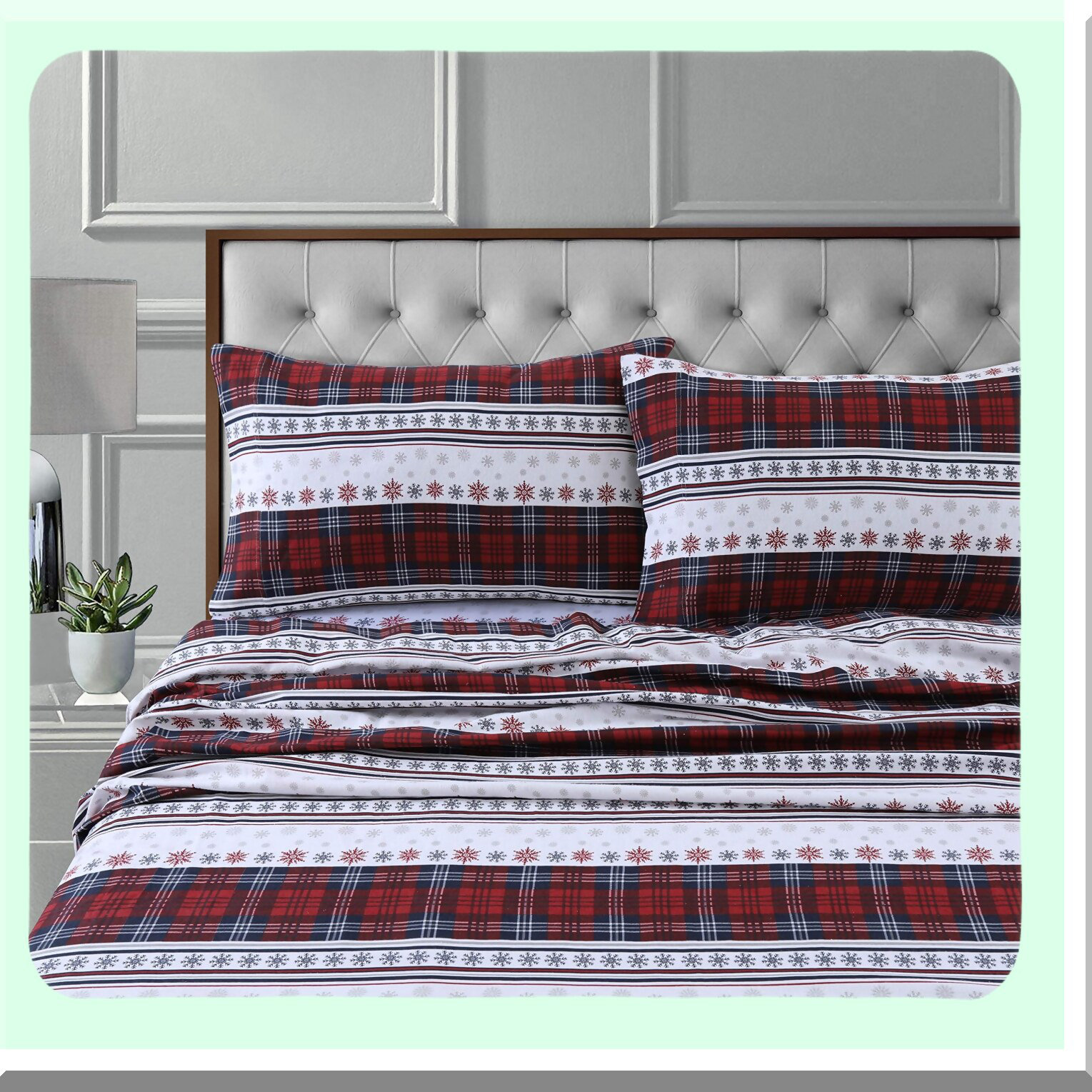 BRBCA Comfy Stripe Deep Pocket Queen Sheet Set - Luxurious Bedding with ...