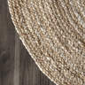 Highland Dunes Bendooragh Hand-Braided Jute Natural Area Rug & Reviews ...