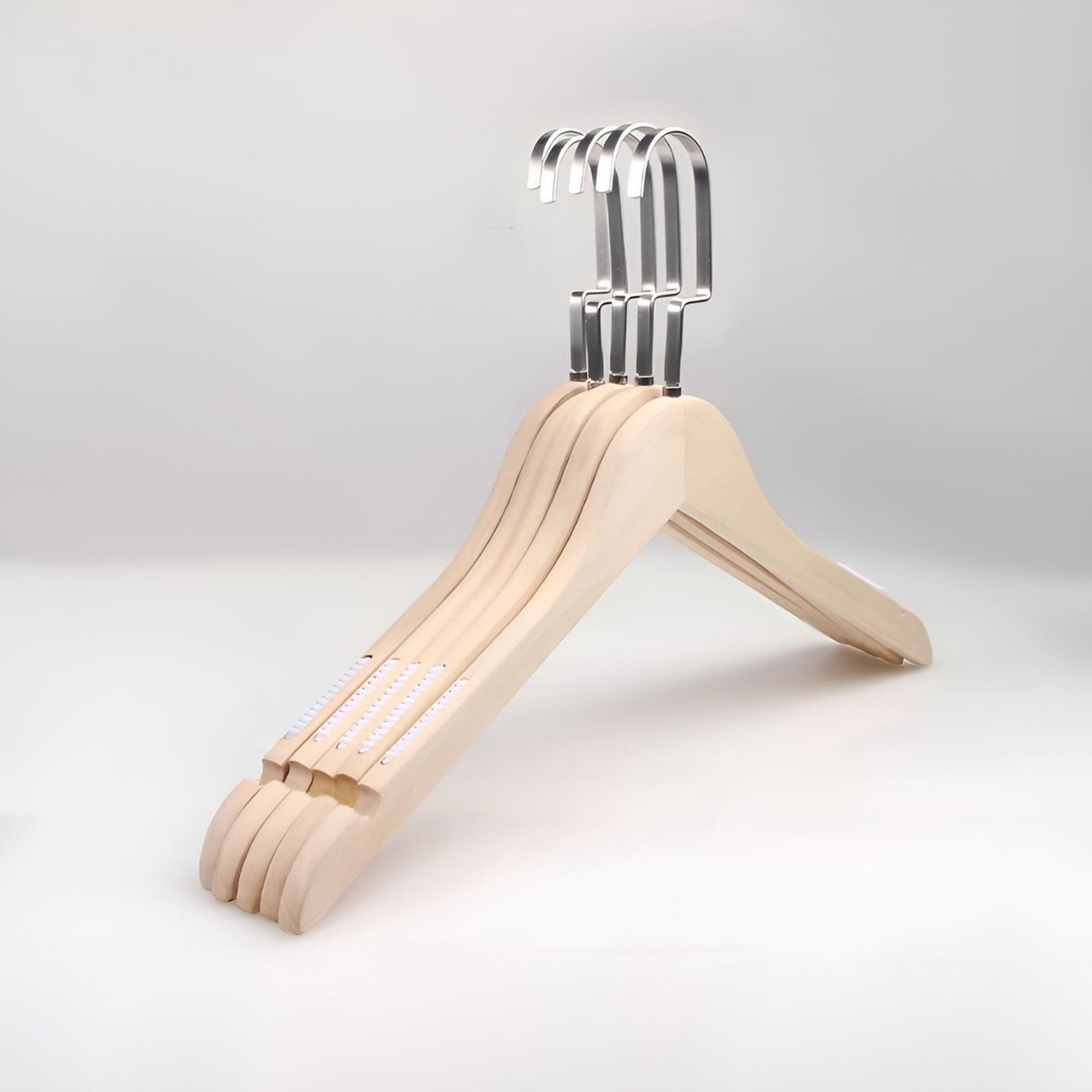 Latitude Run® Designer Wood Hangers - No Crease Garment Solution | Wayfair