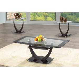 Glass Coffee Table Sets You'll Love | Wayfair