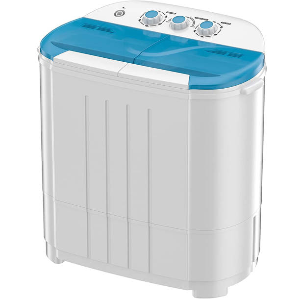 Auertech Portable Washing Machine, Mini Twin Tub Washer With Gravity ...