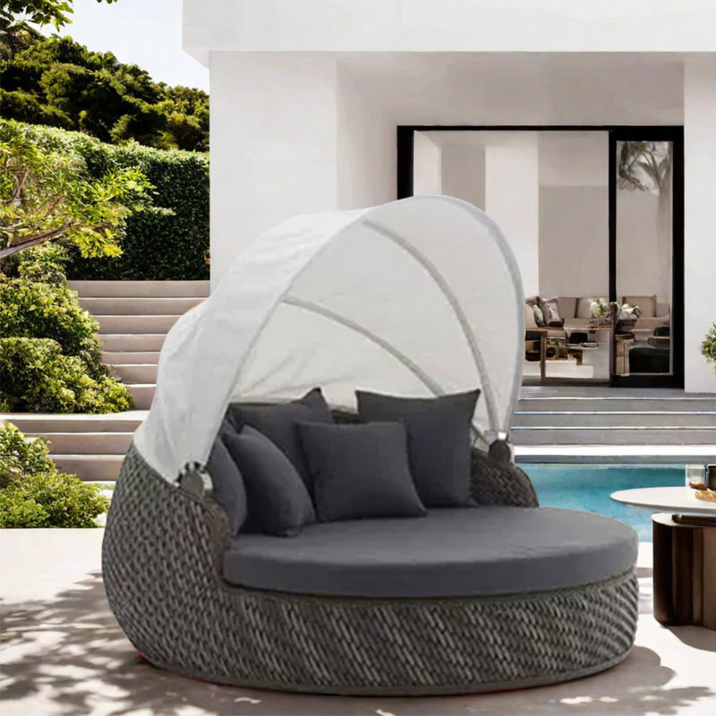 Elegant Home Furnishings.s PE Rattan Leisure Patio Daybed 70.87 ...