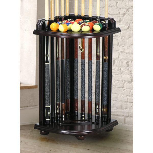 The Level Best Corner Pool Cue Rack & Reviews | Wayfair