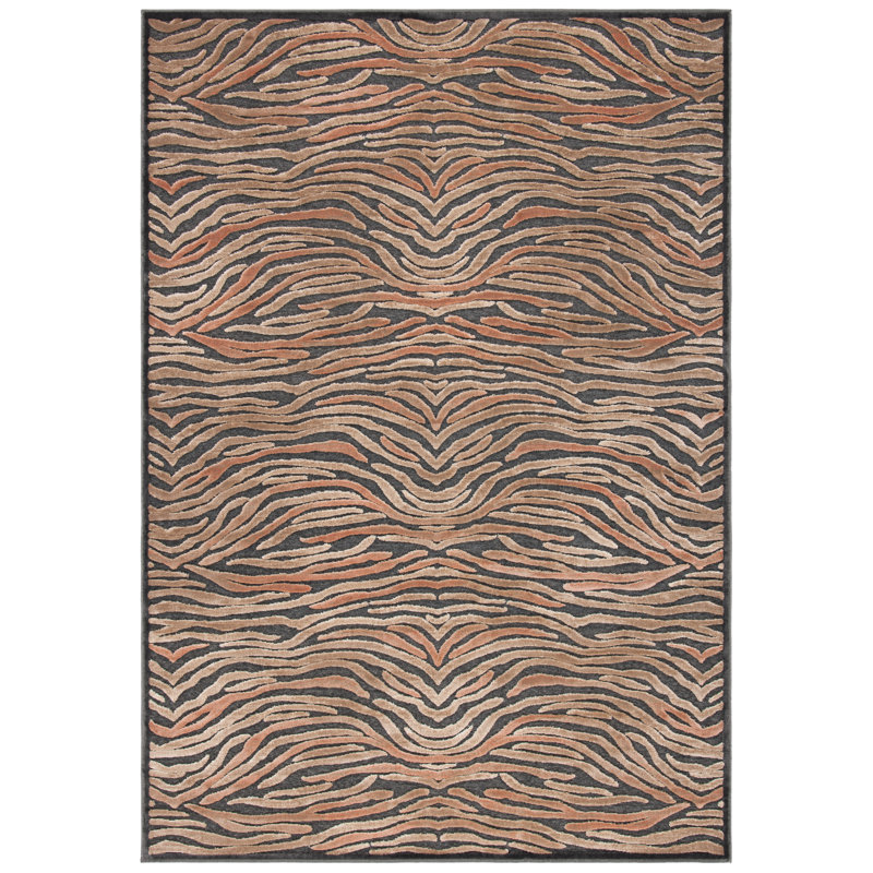 Everly Quinn Doble Performance Animal Print Rug | Wayfair