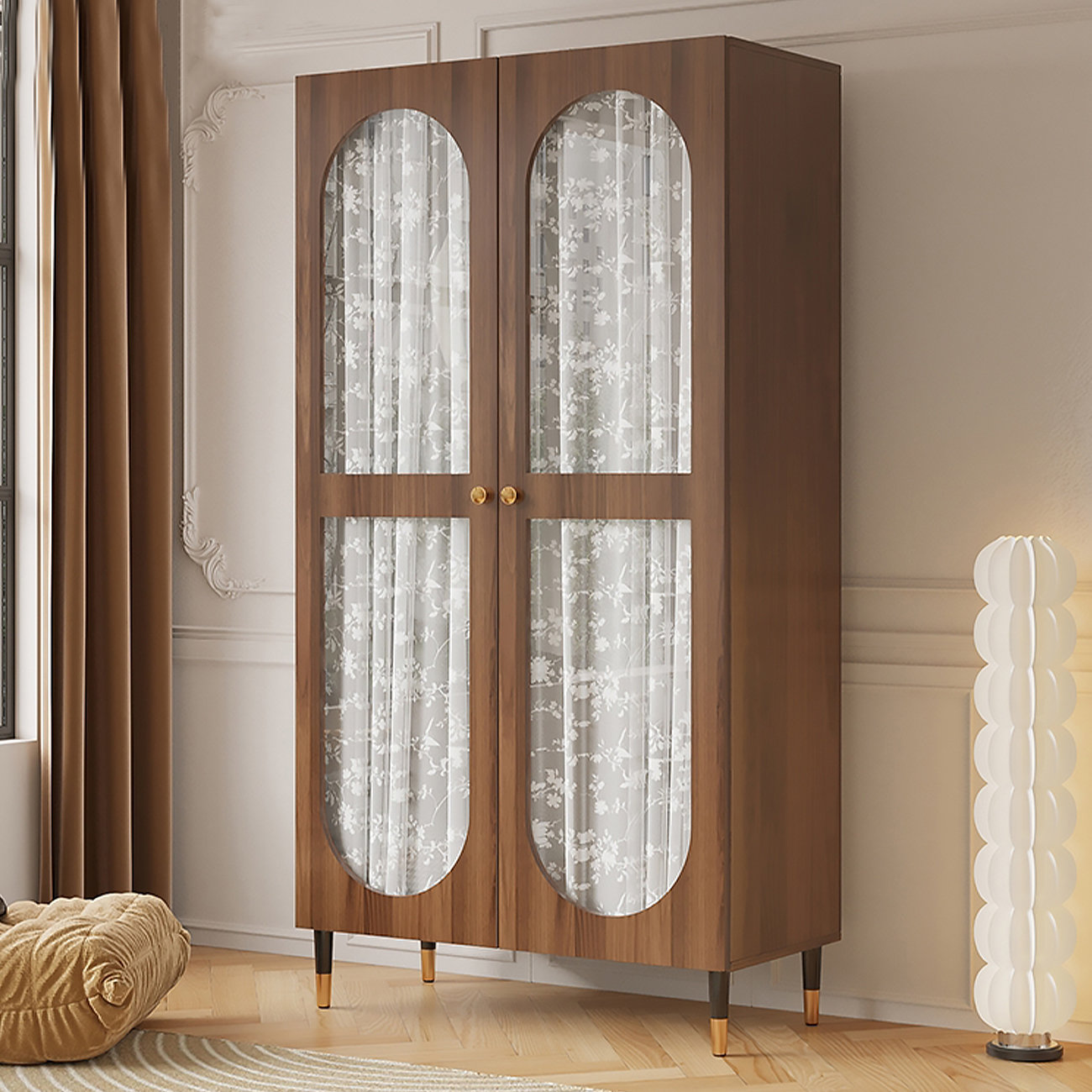 Hokku Designs French-Style Creamy Small Wardrobe - Wayfair Canada