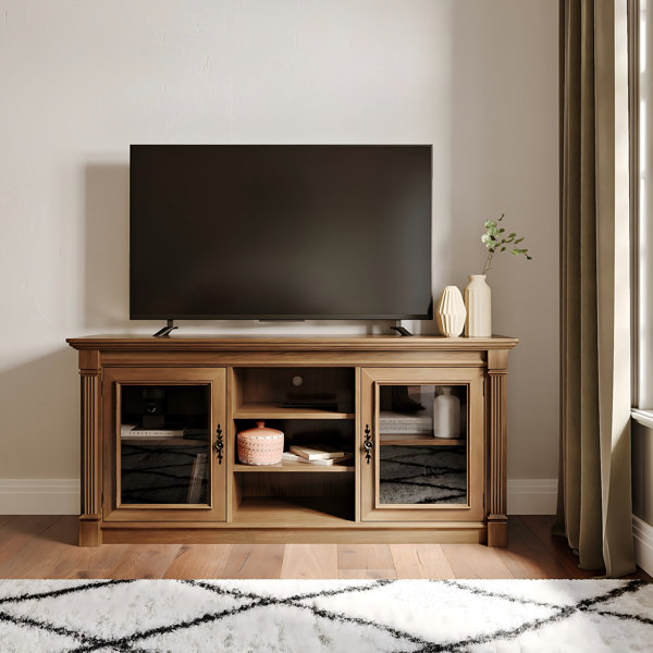 Millwood Pines Traditional American 60" TV Stand – Classic Farmhouse ...