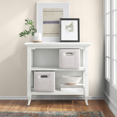 Lark Manor™ Burge 30.5'' H x 30'' W Solid Wood Standard Bookcase ...