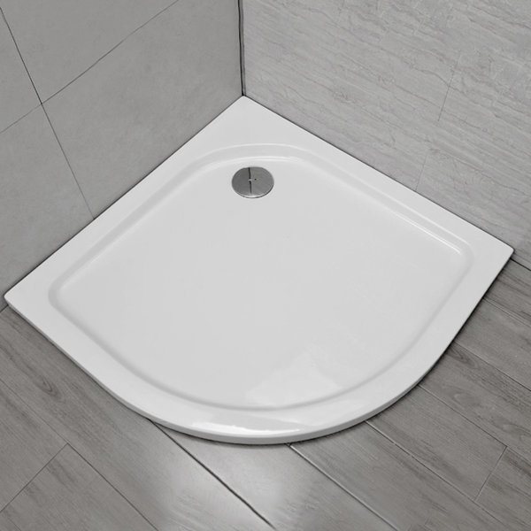 Belfry Bathroom Fiberglass Shower Tray - White | Wayfair.ie