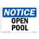 SignMission Pool Open Sign | Wayfair