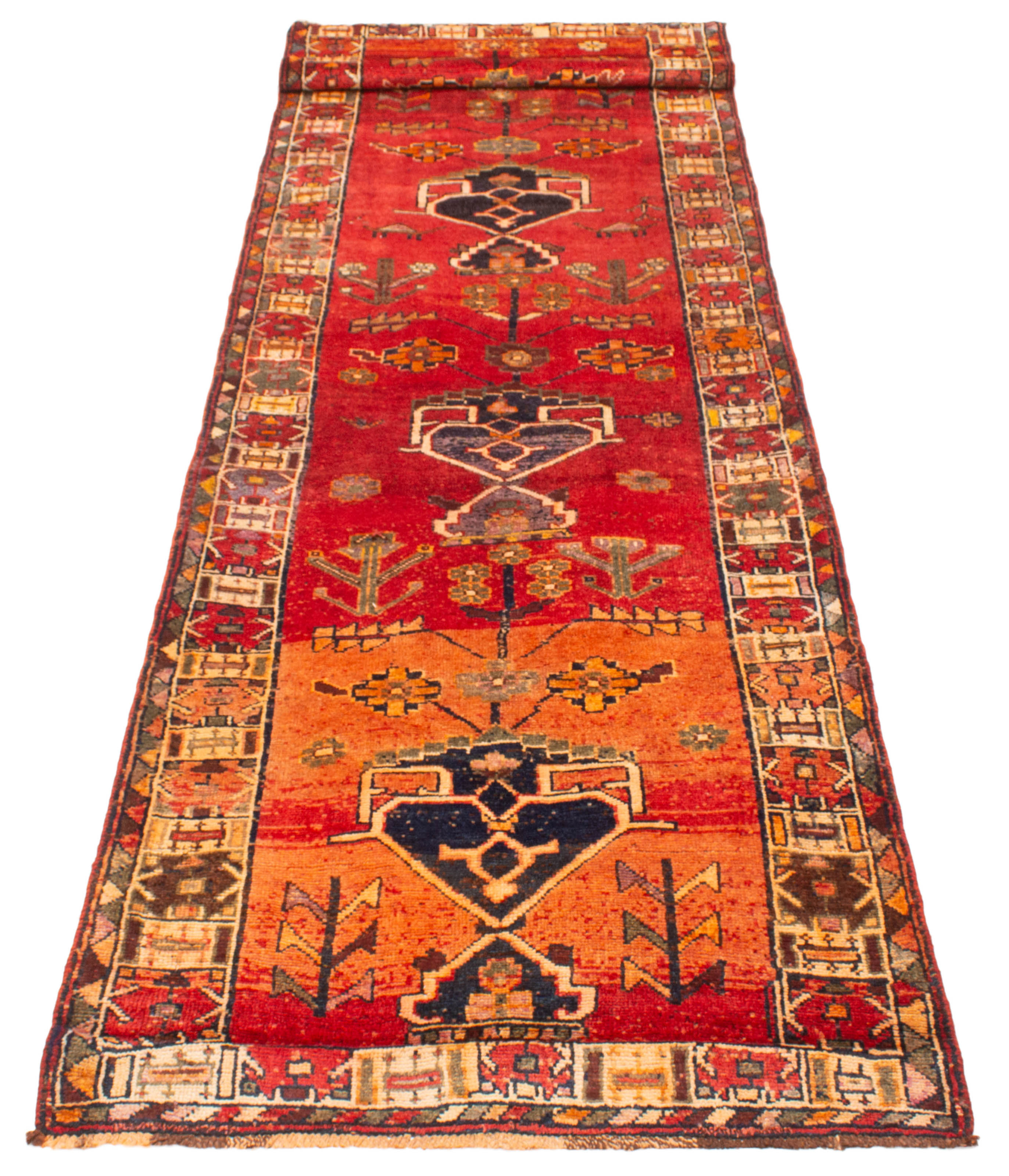 Bloomsbury Market One Of Kind Handmade Melis Vintage Red Rug 4'0" x 13 ...