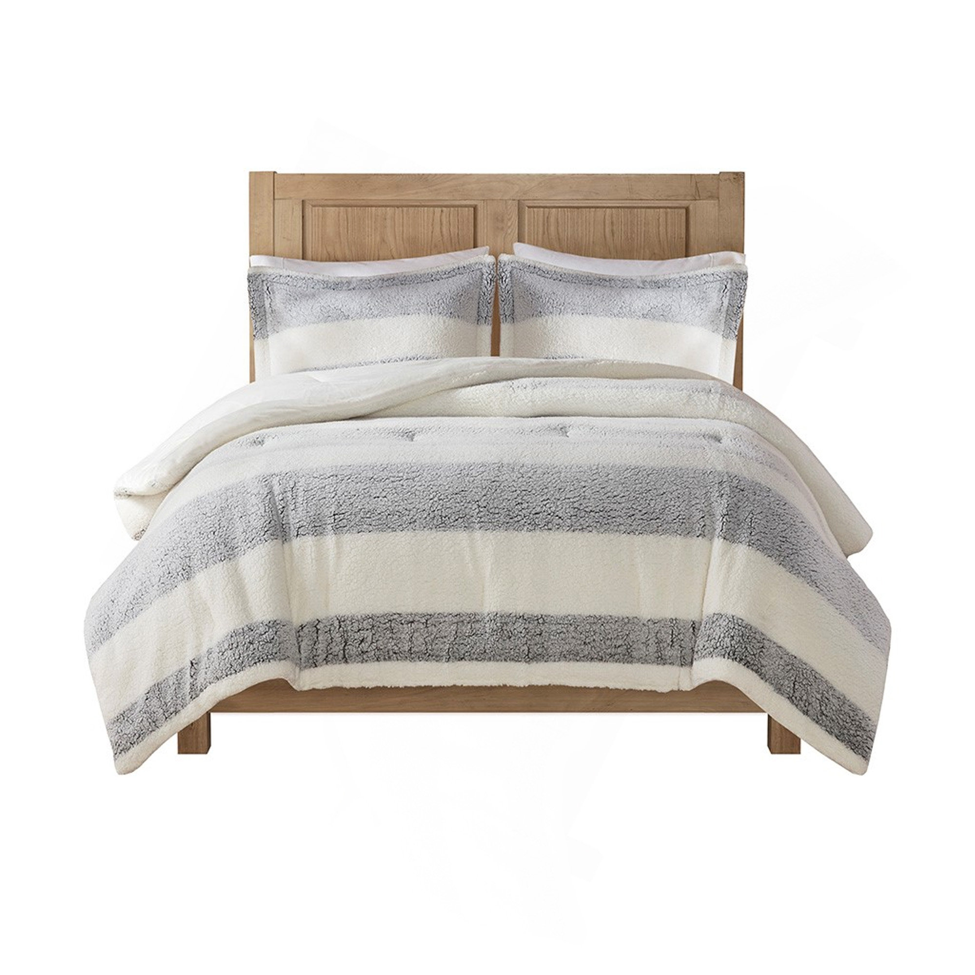 TYUNABRN King/Cal King Sherpa Comforter Set | Wayfair
