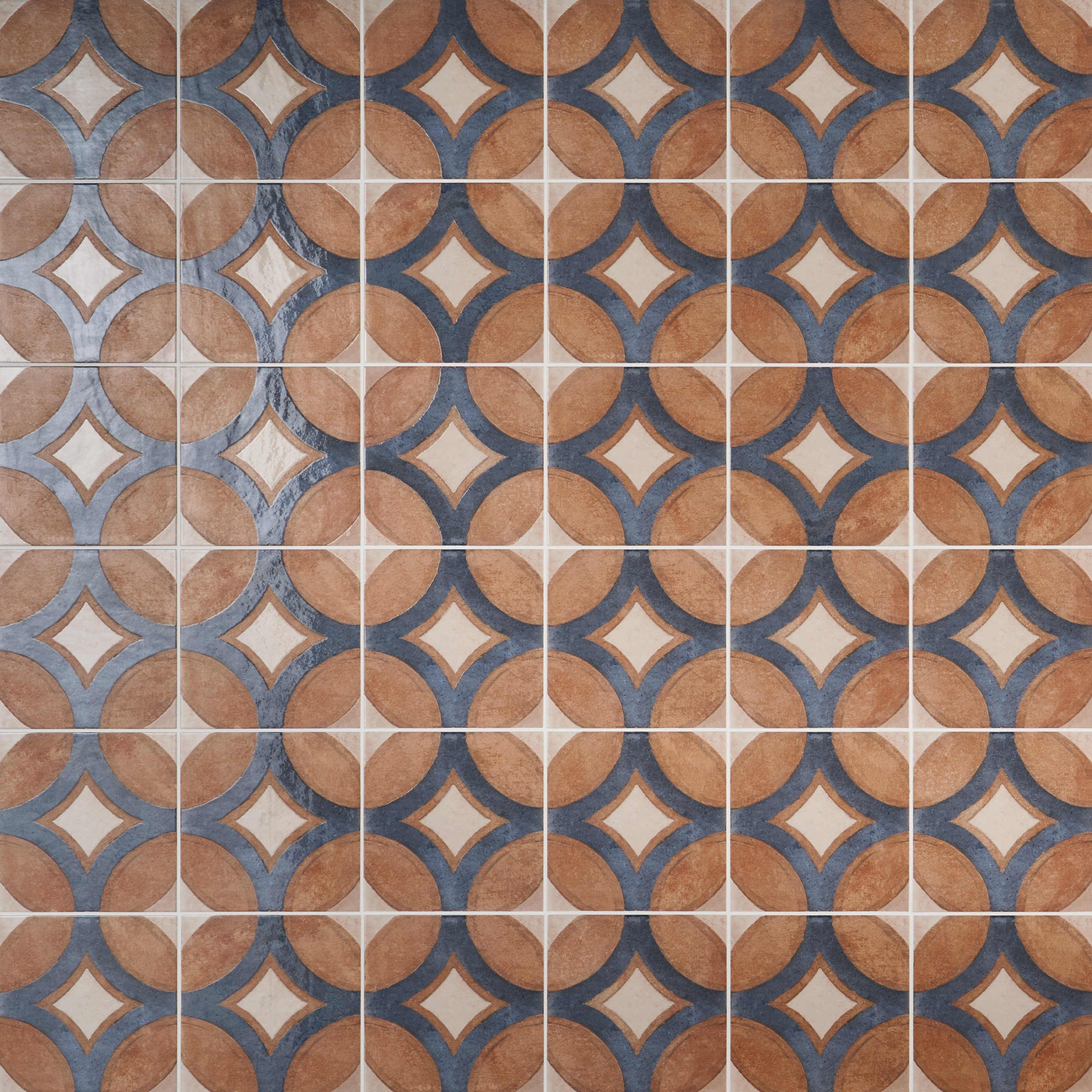 Bond Tile Angela Harris Capri 7.87 In. X 7.87 In. Matte Porcelain Floor ...