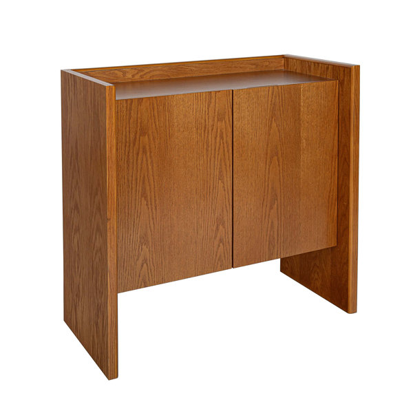 Latitude Run® Walnut-colored Sideboard, Buffet Cabinet with Storage ...
