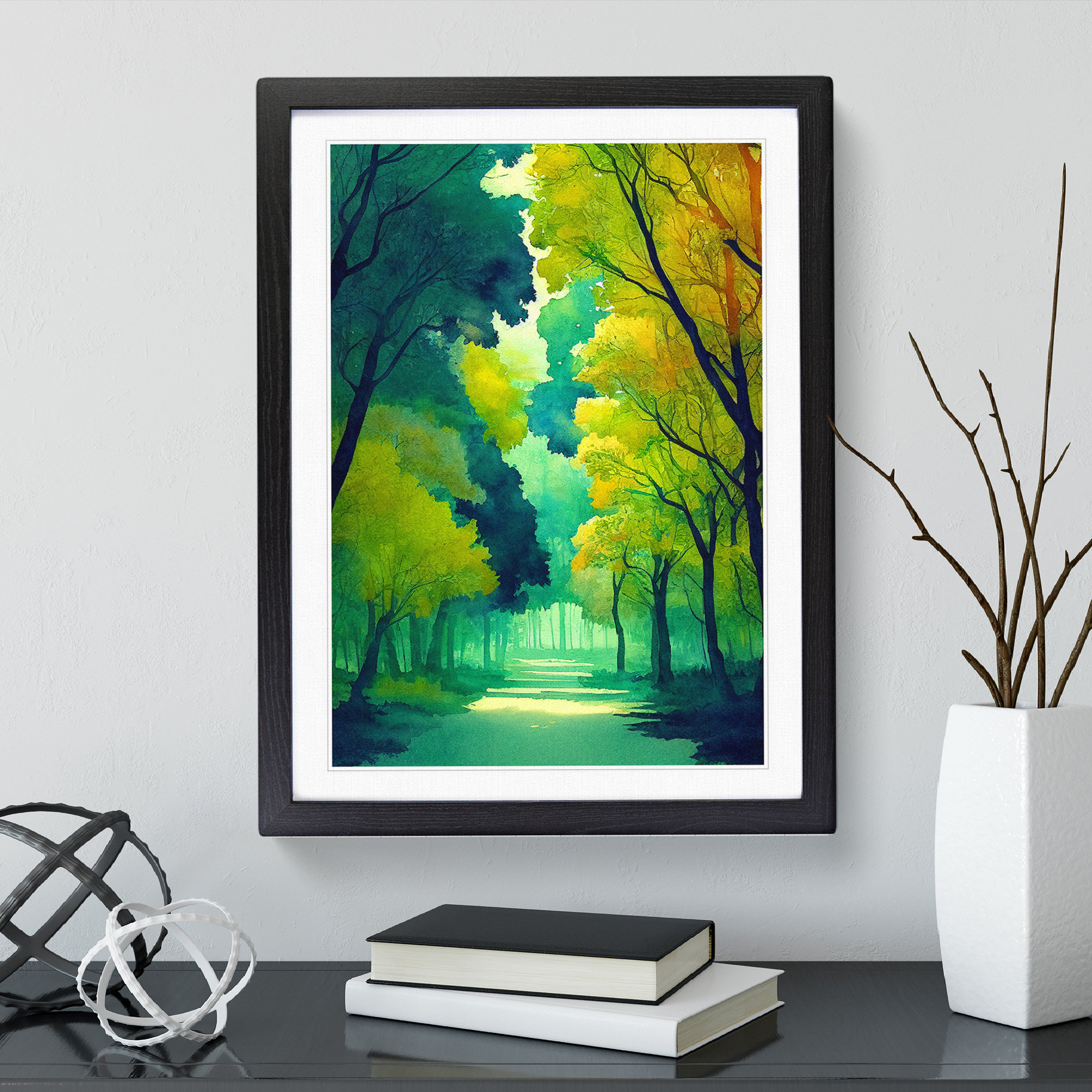 Marlow Home Co. A Relaxing Forest No.1 - Picture Frame Graphic Art ...