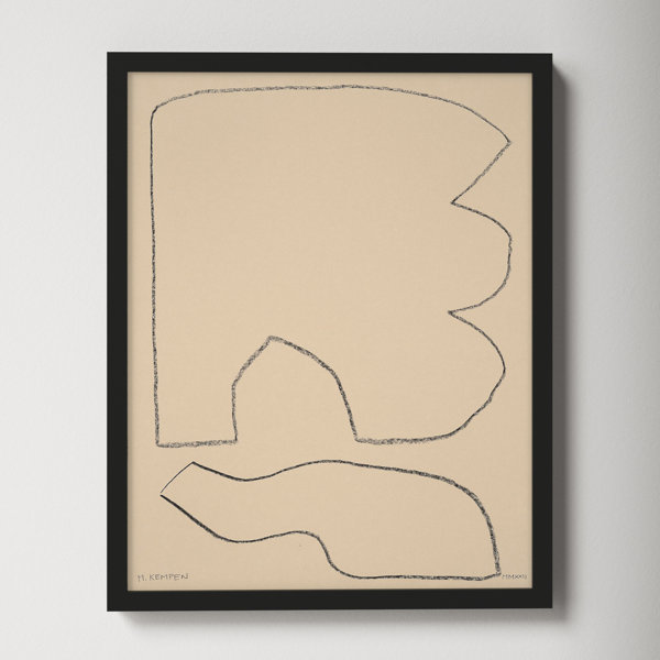 AllModern Freya Outlines 3 Framed On Paper by Michael Kempen Print ...