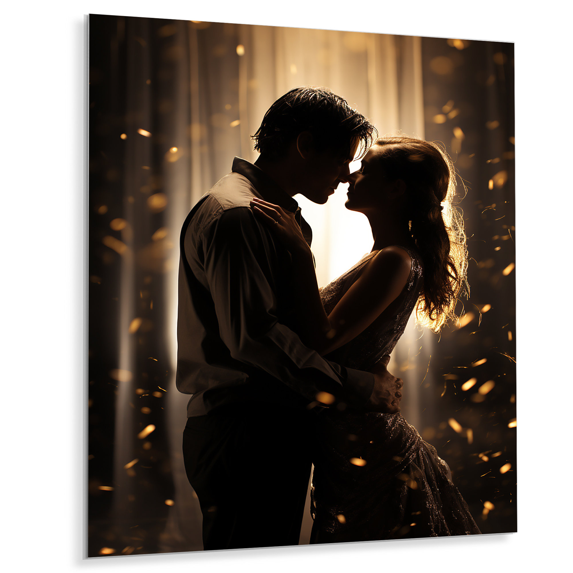 Red Barrel Studio Wedding Couple Celestial Union III - Romantic Metal ...