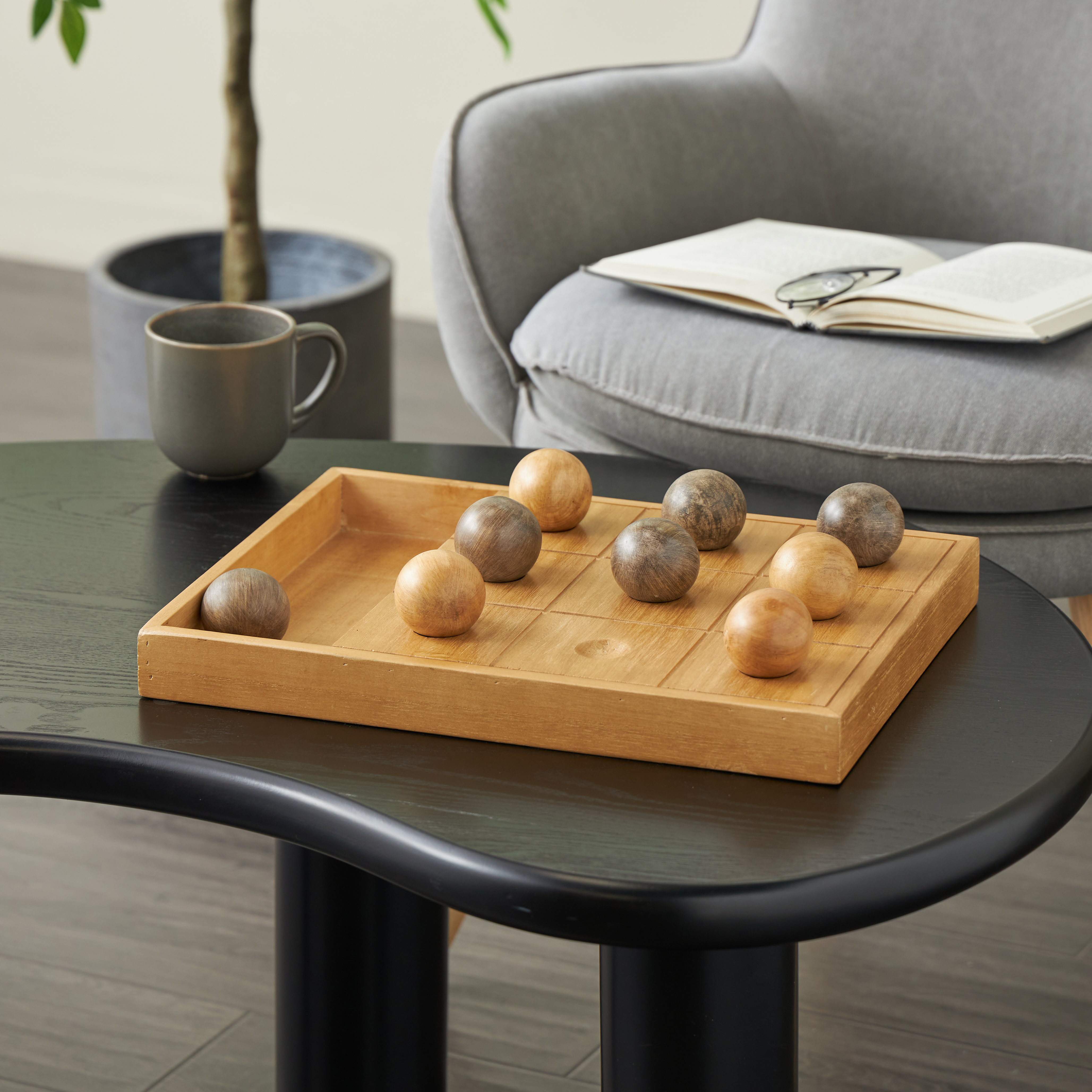 Cole & Grey Cole And Grey Wood Game Set With 9 Balls - Wayfair Canada