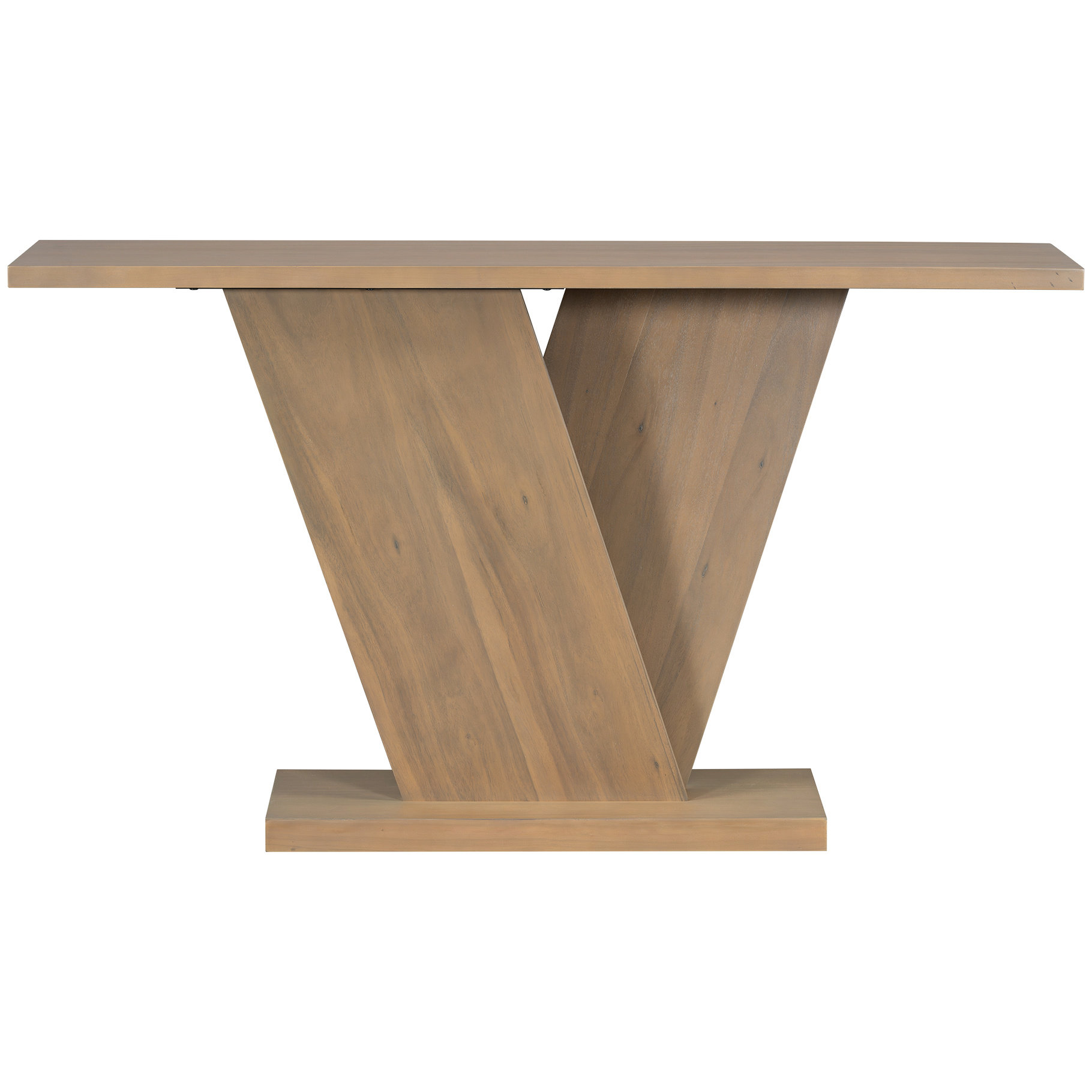 Latitude Run® Console Table With Natural Wood Veneer - Stylish ...