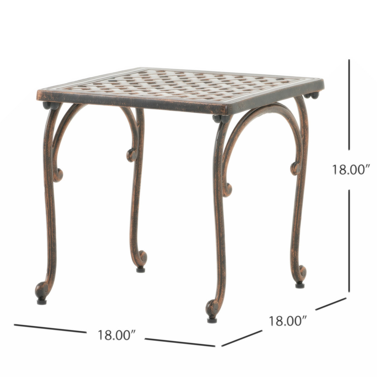 Lark Manor™ Cast End Table, Patio Table | Wayfair
