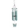 Gracie Oaks Perianne Laser Etched Painted Wood Hand Tuned Wind Chime ...