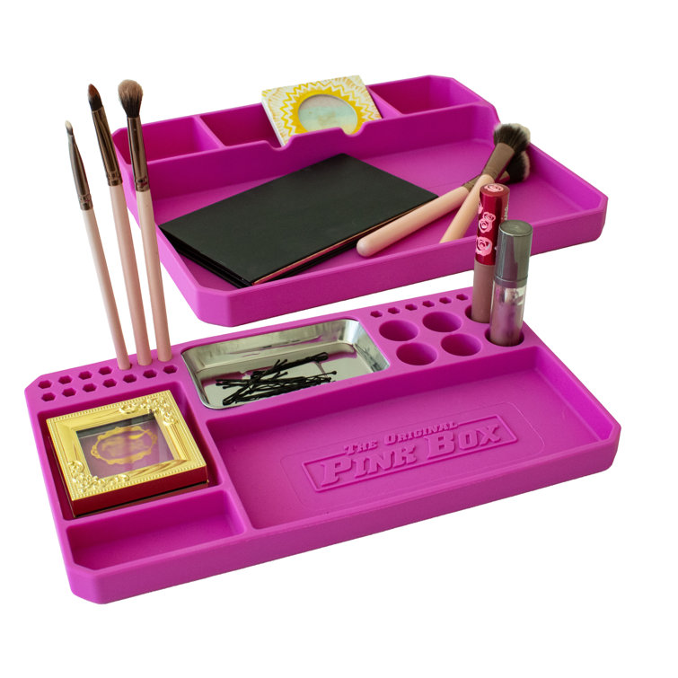 The Original Pink Box 2-Piece Silicone Flexible Parts Tray Set | Wayfair