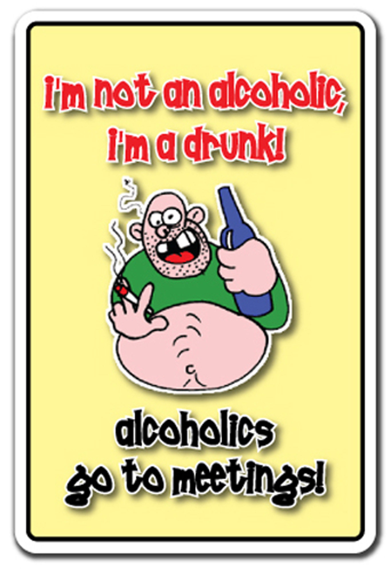 Trinx Becontree I'm A Drunk Sign | Wayfair