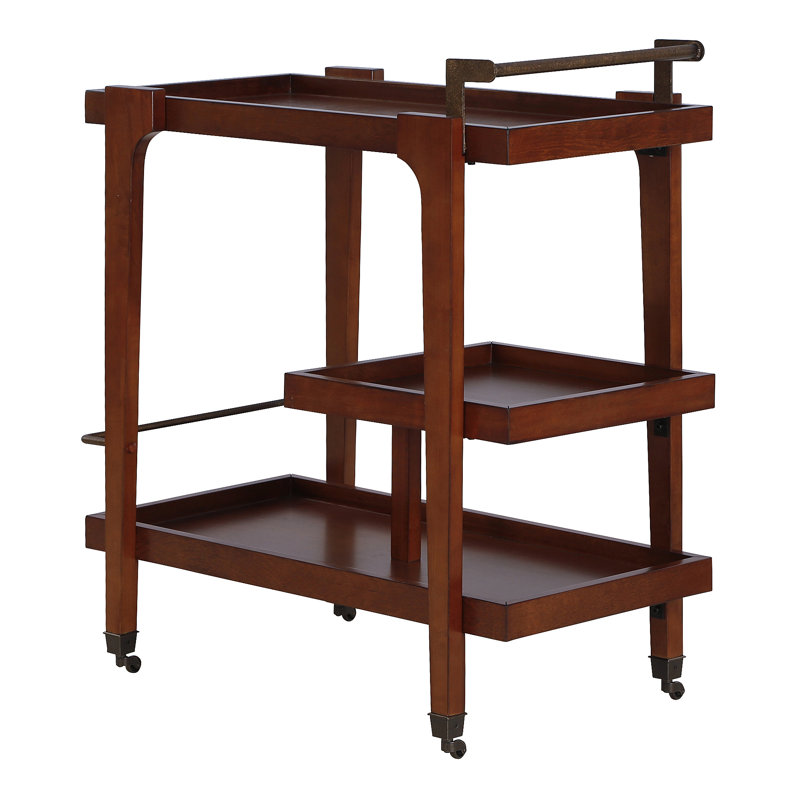 AllModern Duron Solid Wood Bar Cart & Reviews | Wayfair