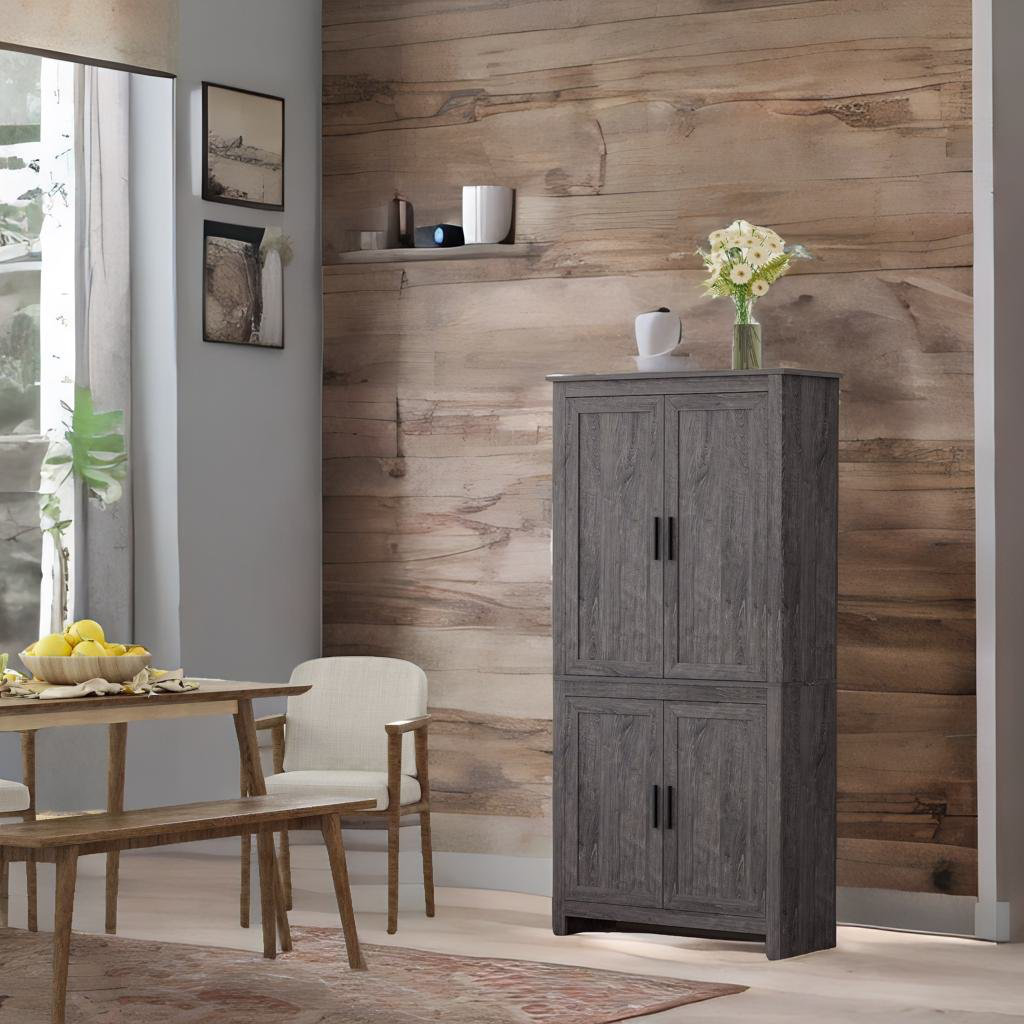 Loon Peak® Jahlik Manufactured Wood Single Storage Cabinet ( 64'' H x ...