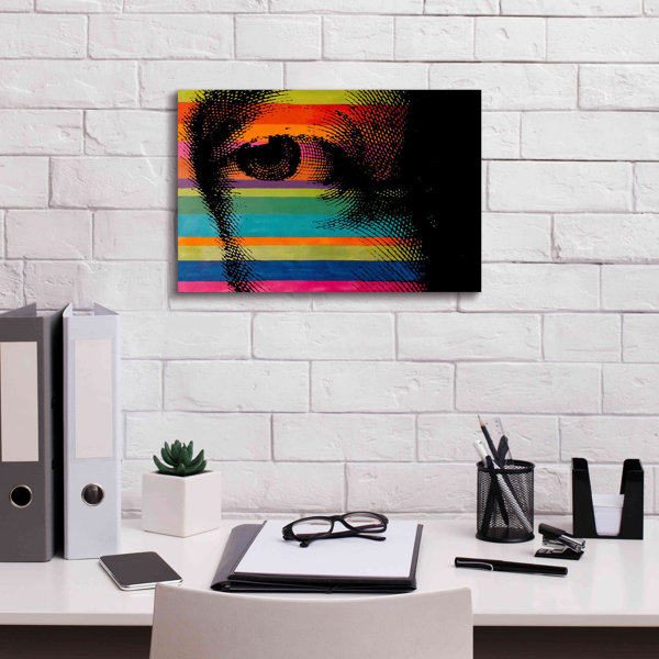 Ivy Bronx Epic Graffiti 'Georges Eye' By Howie Green, Canvas " Georges ...