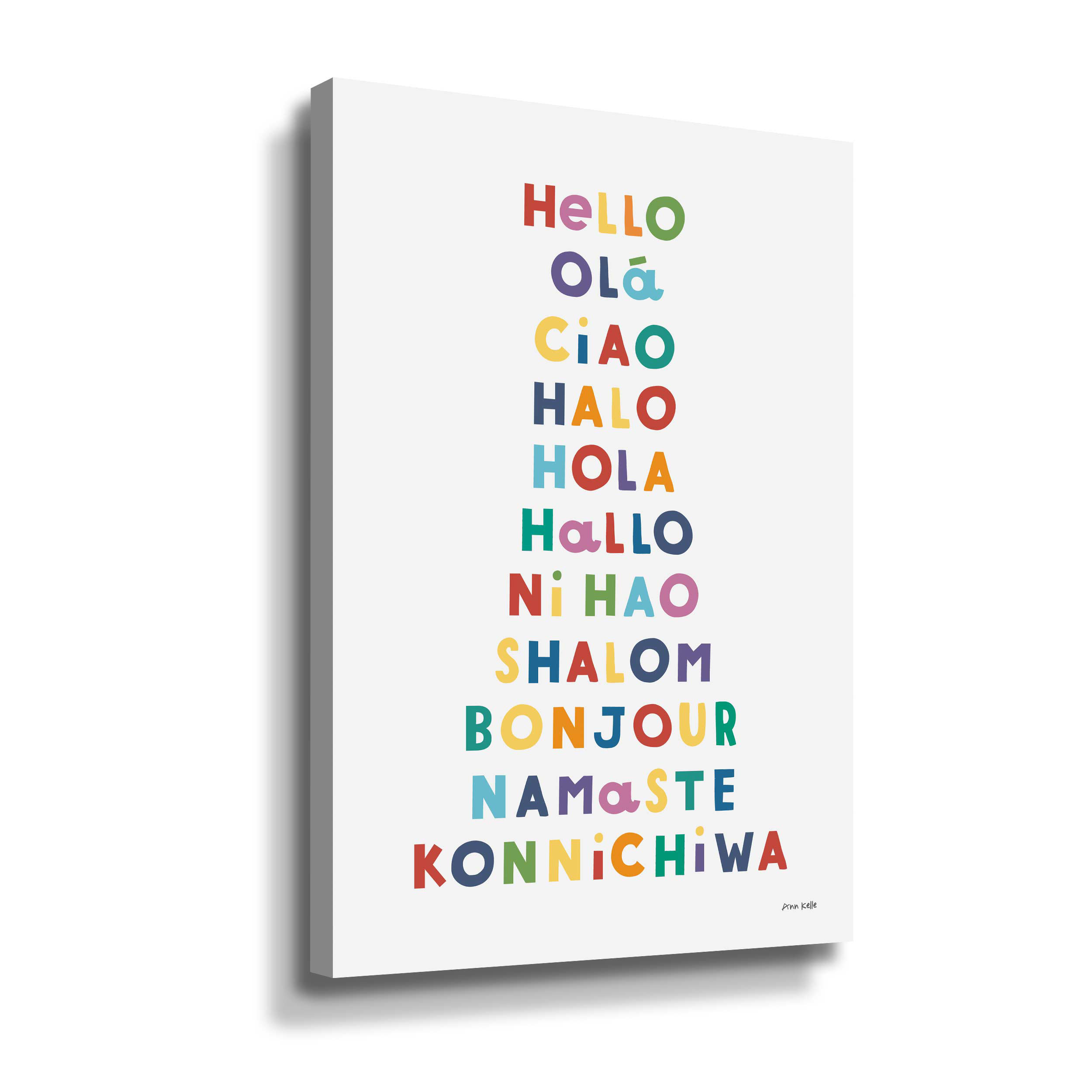 Trinx Say Hello Print - Wayfair Canada