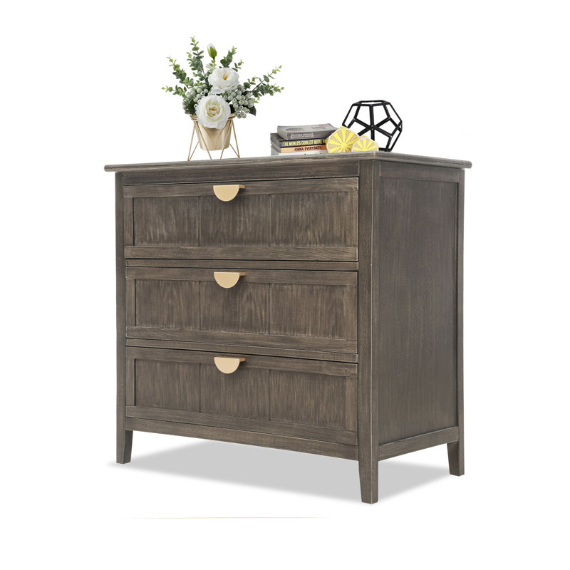 Winston Porter Junious 3 - Drawer Dresser | Wayfair