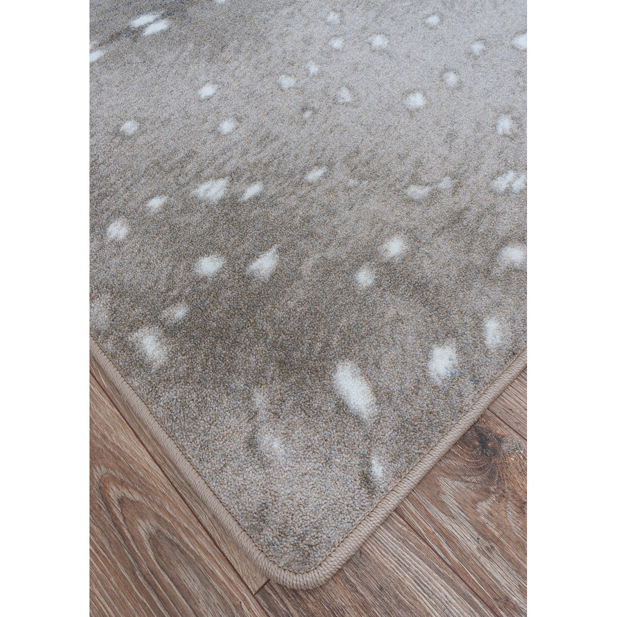 Foundry Select Dancy Animal Print Oatmeal/Gray Area Rug & Reviews | Wayfair