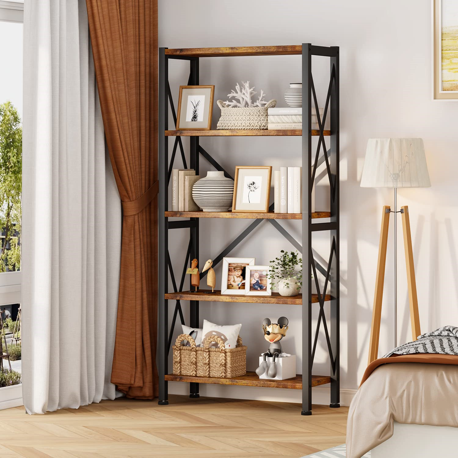 17 Stories Armatha Etagere Bookcase | Wayfair