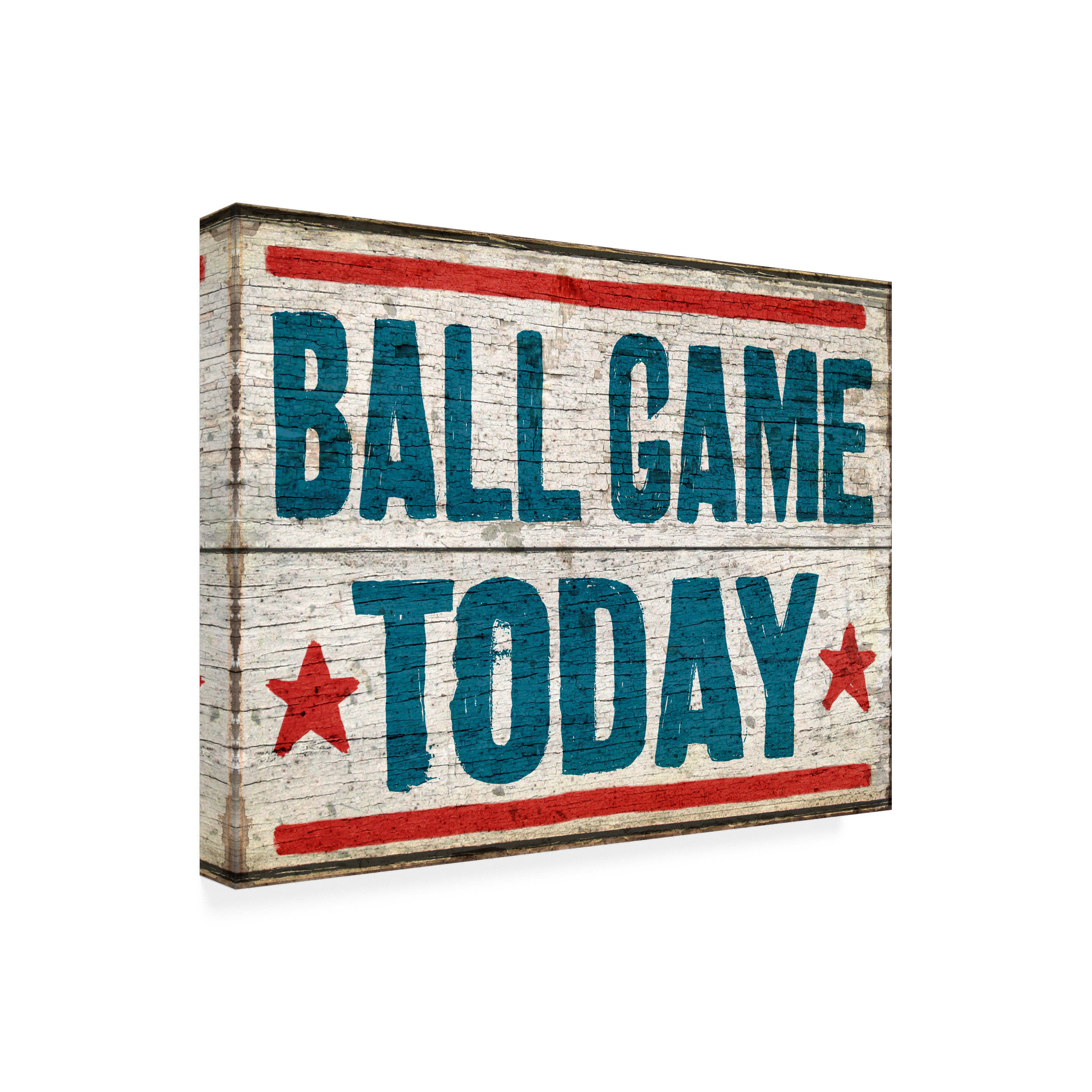 Trinx Ball Game Today On Canvas by RetroPlanet Canvas Art - Wayfair Canada
