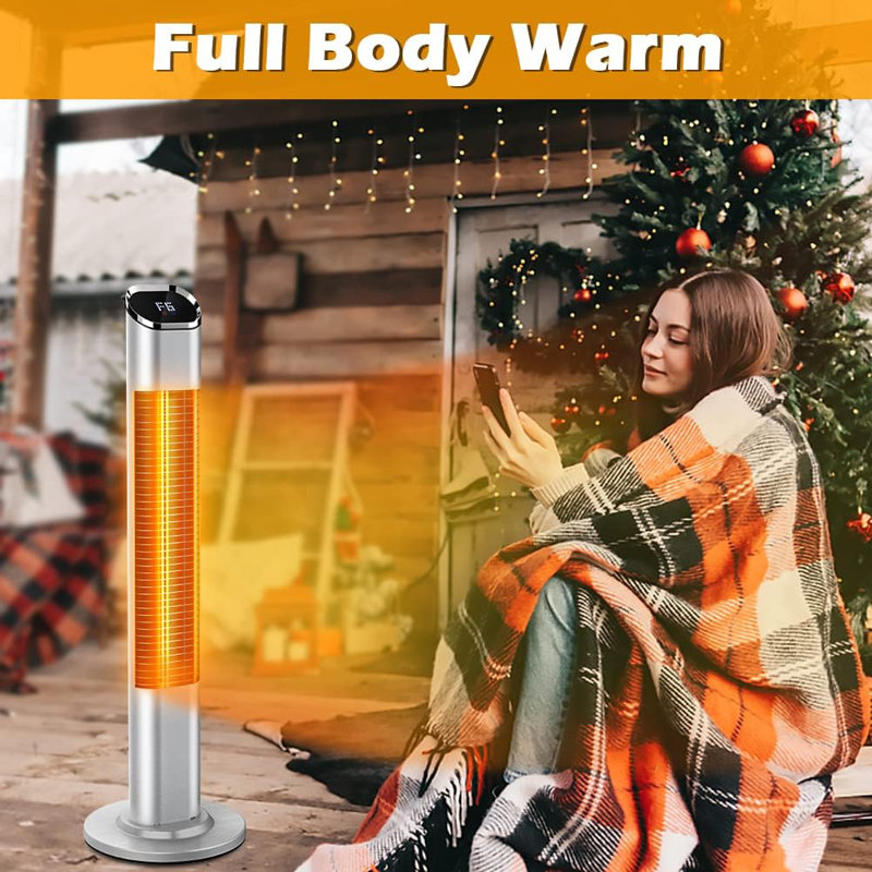 Nordic Hygge Electric Standing Patio Heater | Wayfair