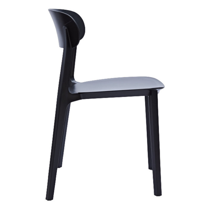 Wade Logan® Bryany Solid Back Stacking Side Chair | Wayfair