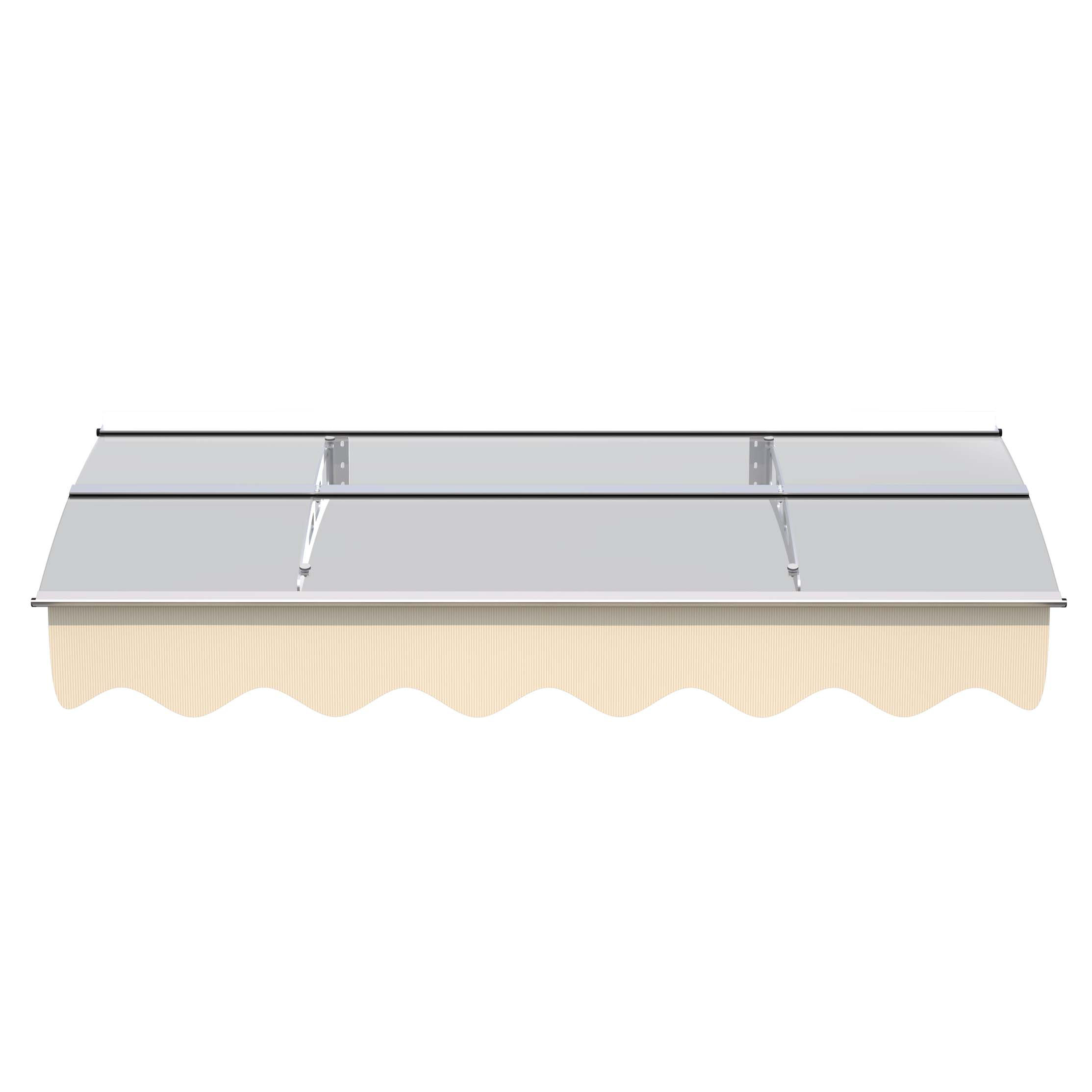 XINGHUAFEIXI Door Window Awning Made of 0.137 Inch Thick Crystal Solid ...