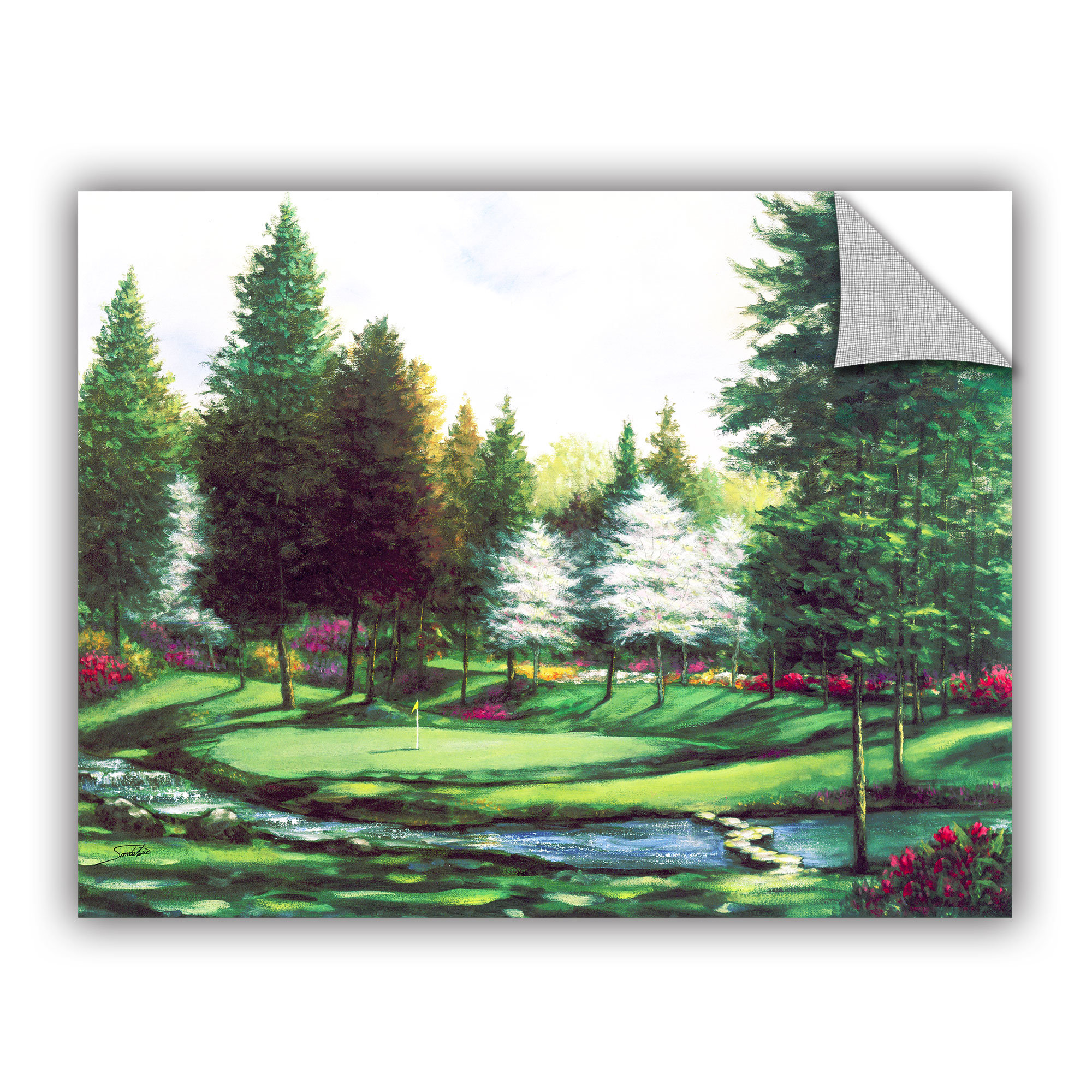 ArtWall Par 3 By The Stream Removable Wall Decal - Wayfair Canada