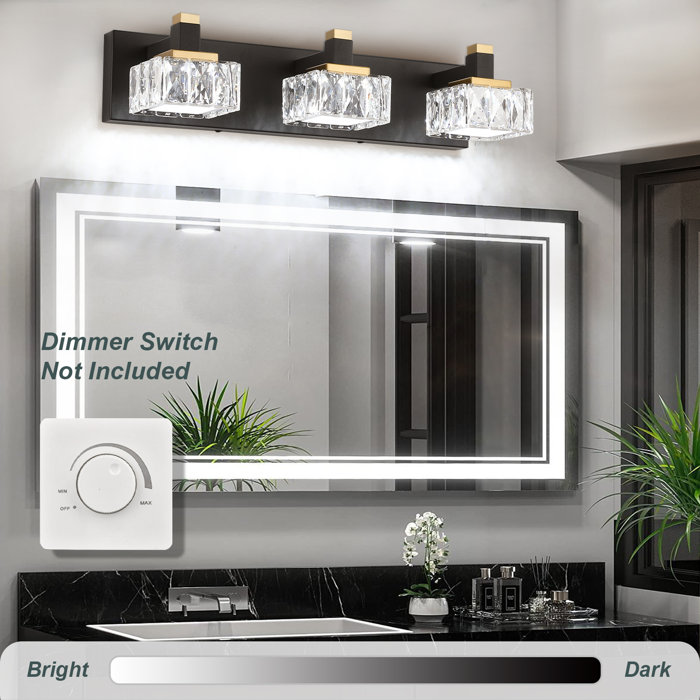 Everly Quinn Dimmable LED Vanity Light & Reviews | Wayfair