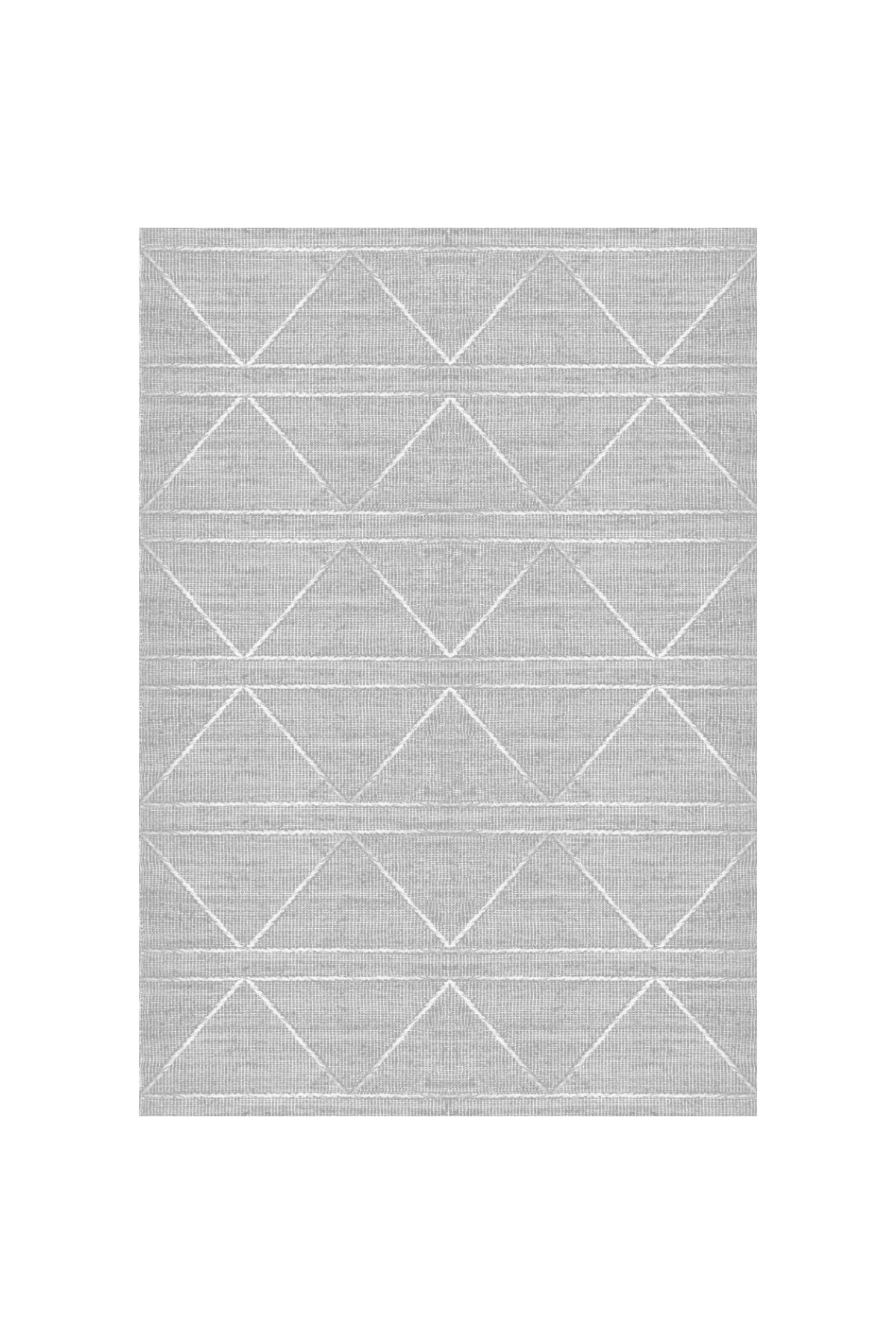 Hokku Designs Digital Non-Slip Washable Scandinavian Modern Gray Living ...