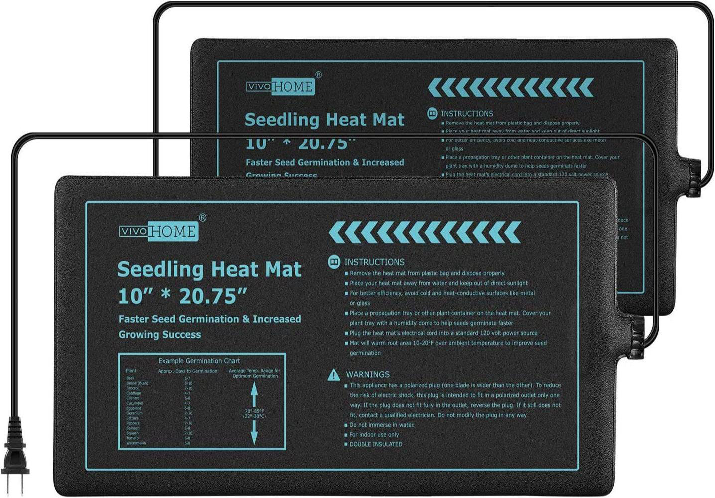 VIVOHOME Waterproof Seedling Heat Mat & Reviews | Wayfair