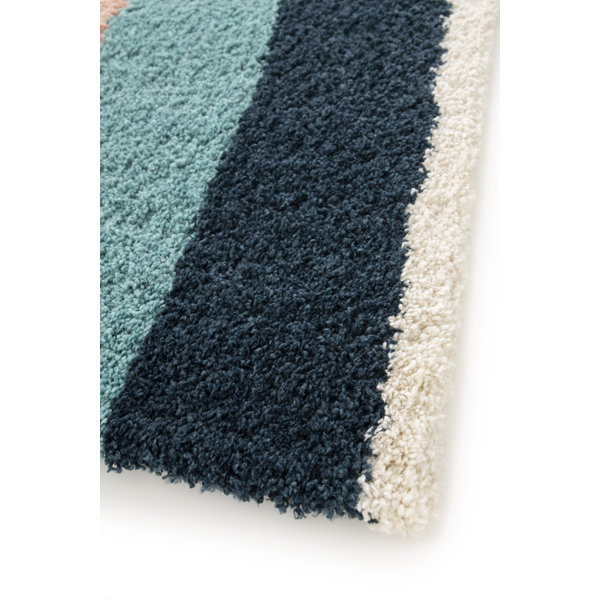 Blue Elephant Camilo Blue/Pink/Brown/Grey Rug & Reviews | Wayfair.co.uk