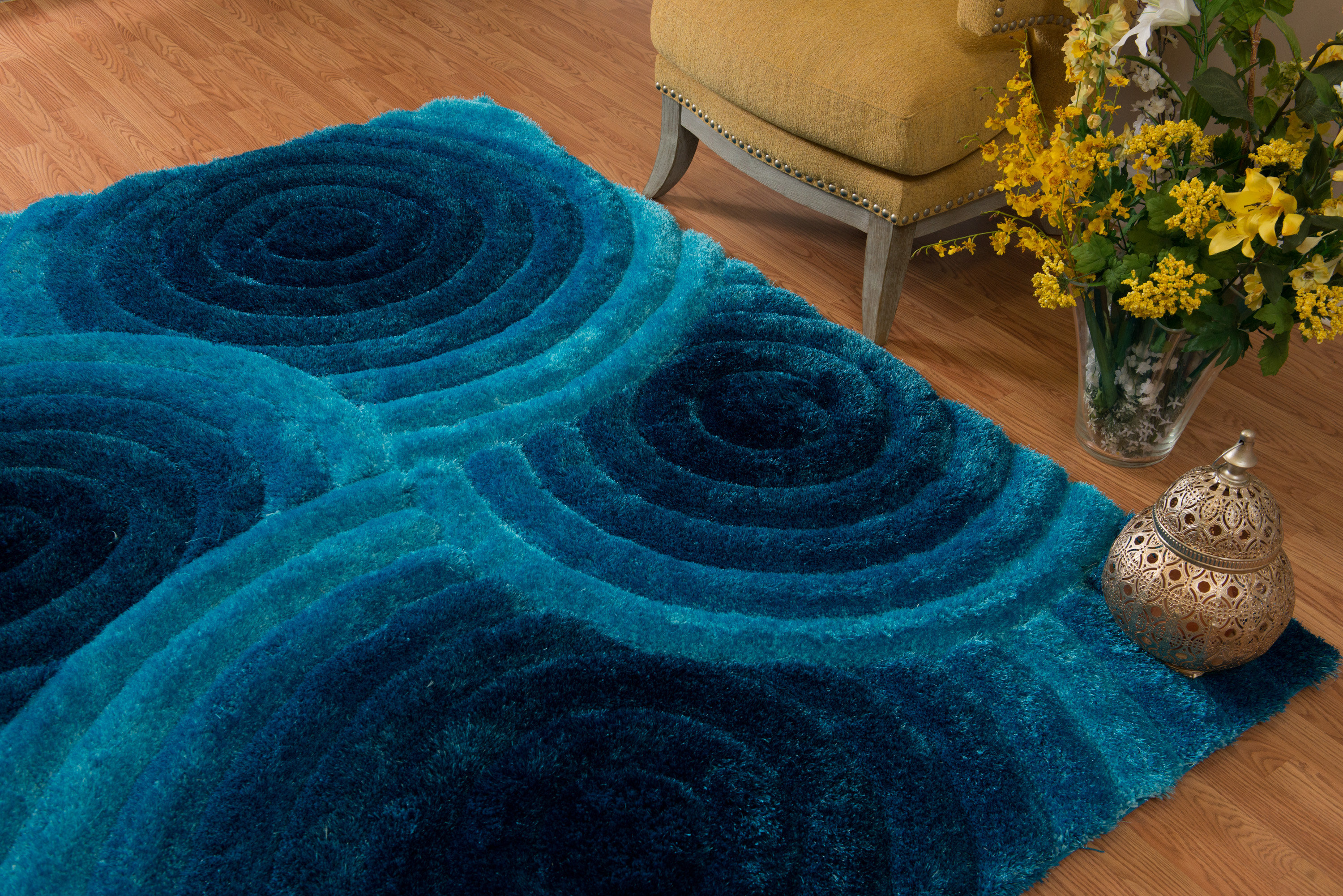Wrought Studio™ Avrilyn Geometric Power Loom Rectangle 7'10" x 10'6 ...