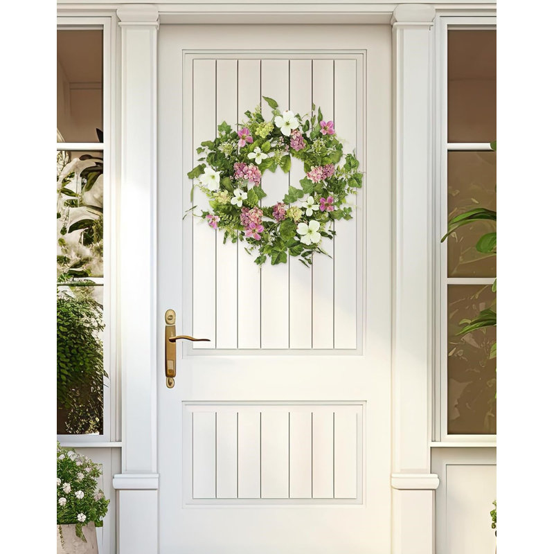 Primrue Summer Wreaths for Front Door Spring Eucalyptus Wreath Door ...
