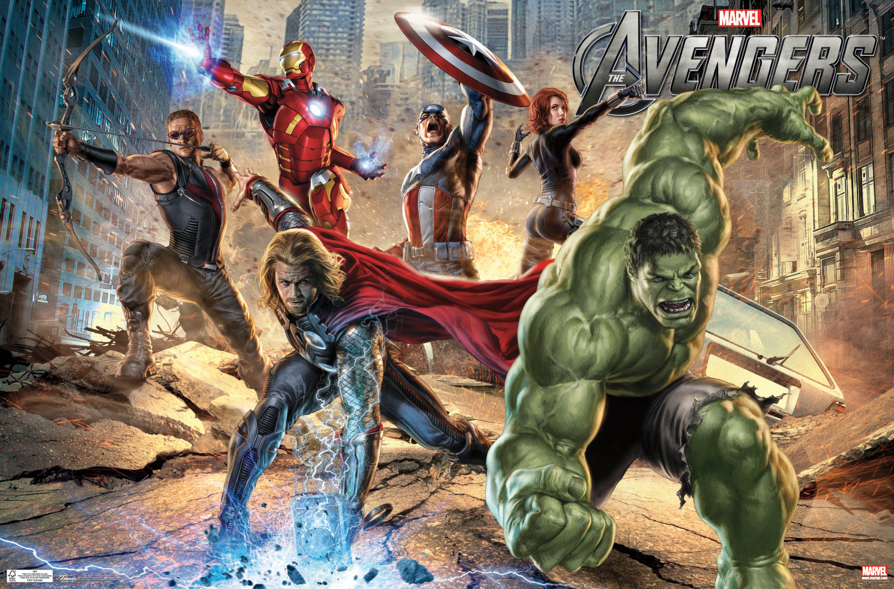 Trends International Avengers - Mural Paper Print | Wayfair