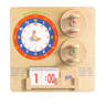 Bright Beginnings Commercial Grade Wooden Telling Time STEAM Wall ...