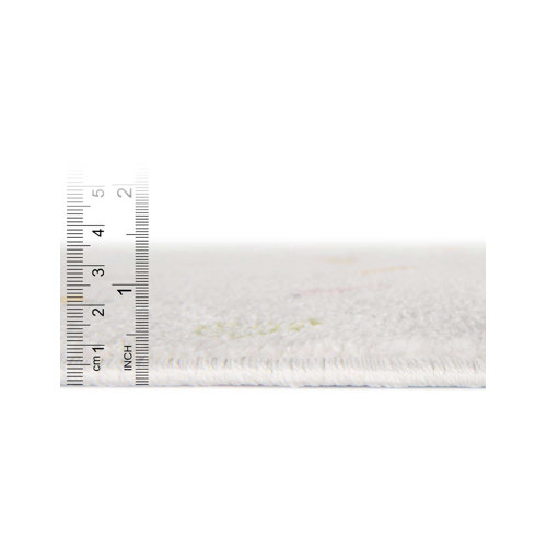 Unique Loom Polka Dots Machine Woven / Power Loomed Polypropylene Rug ...