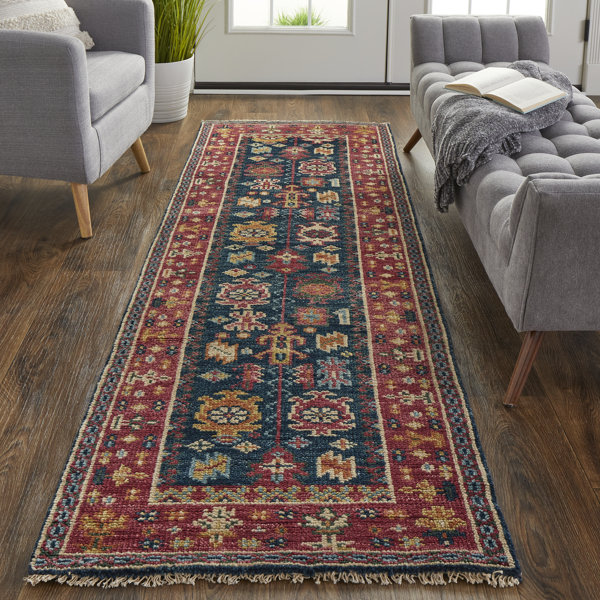 Birch Lane Cecille Hand Knotted Wool Geometric Rug - Wayfair Canada